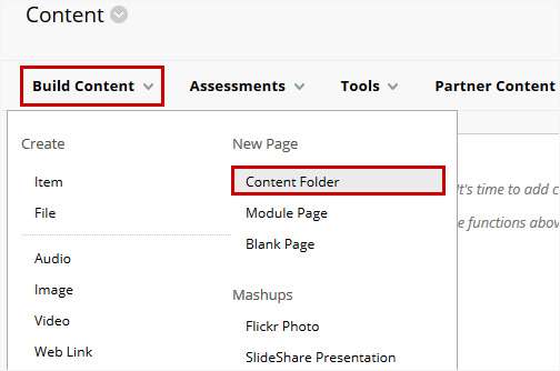 Organizing Your Course Content Using Folders | Teaching and Learning ...