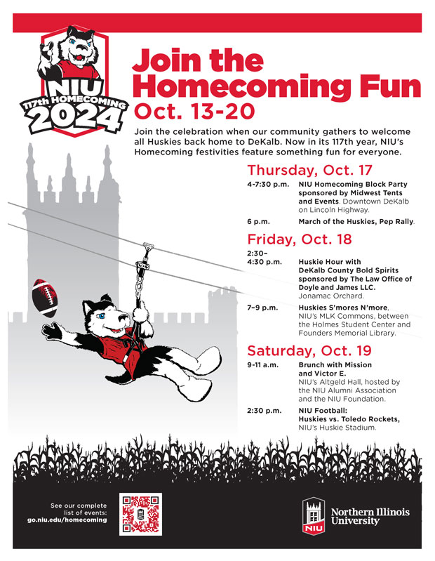 Local Huskie Hosts | NIU Homecoming | Northern Illinois University